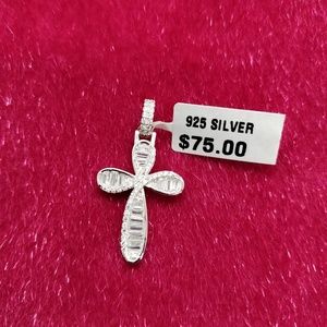 Jewelry | Real Silver Cross Pendant 925 Stamped | Poshmark